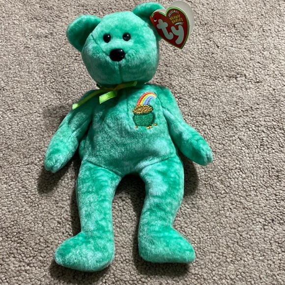 Ty | Toys | Ty Beanie Babies Baby Killarney Irish Teddy Bear Rare ...
